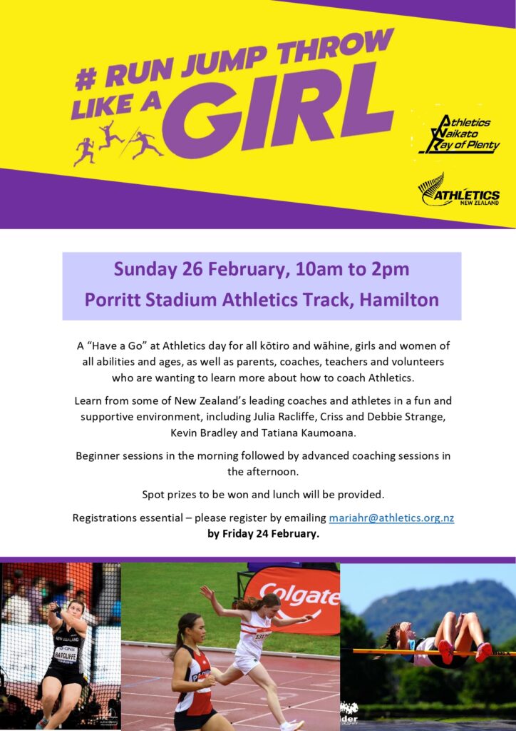 Like a Girl – Run Jump Throw | Athletics Waikato & Bay Of Plenty